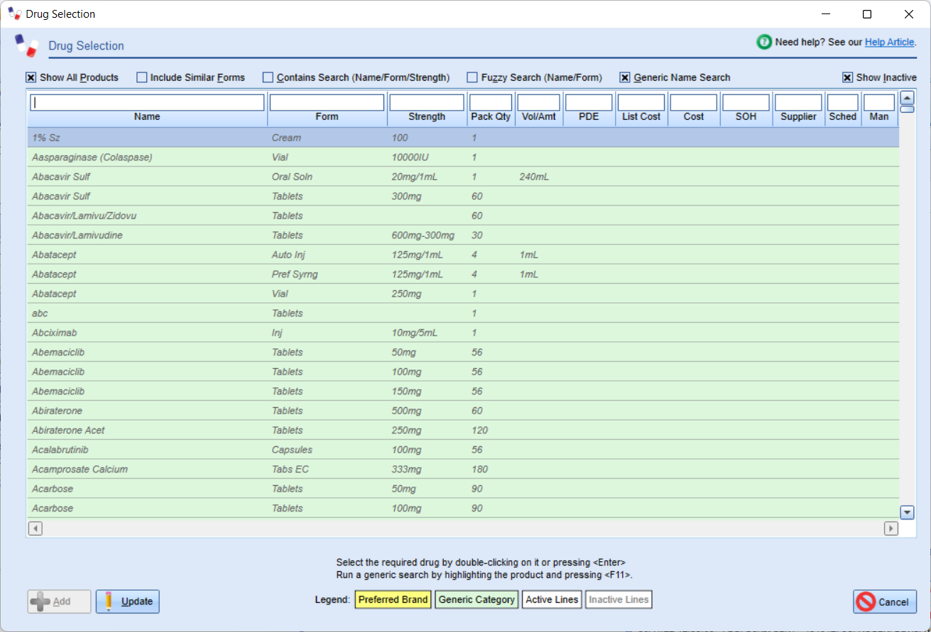 Searching for Drugs – Z Software