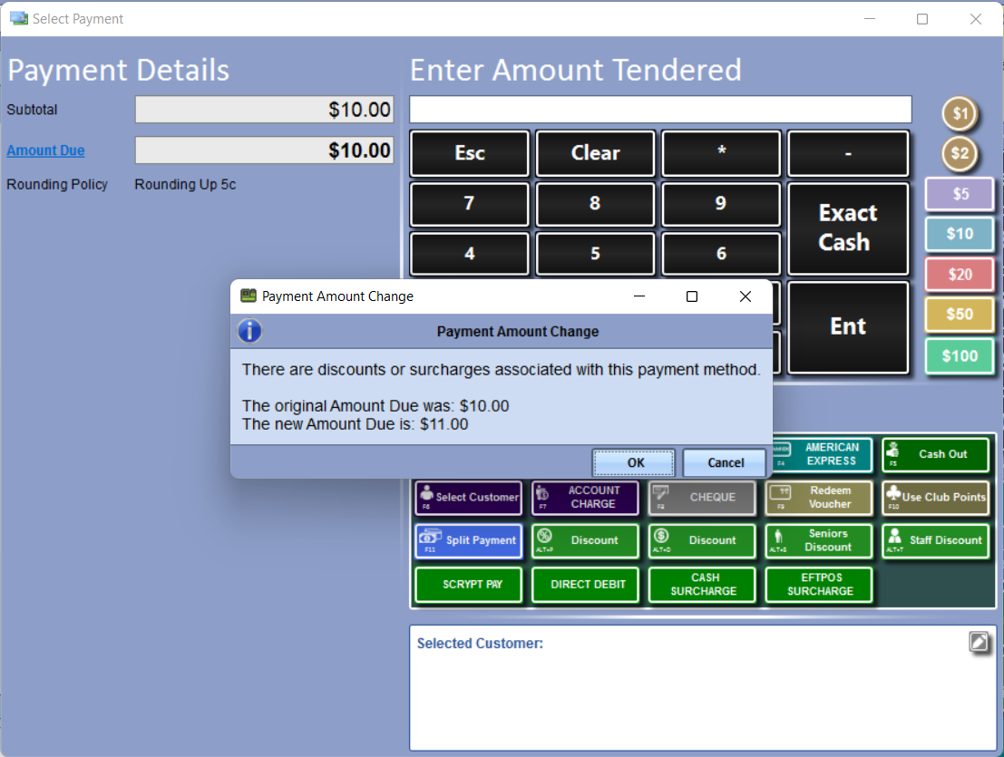 Adding Surcharges to EFTPOS Transactions – Z Software