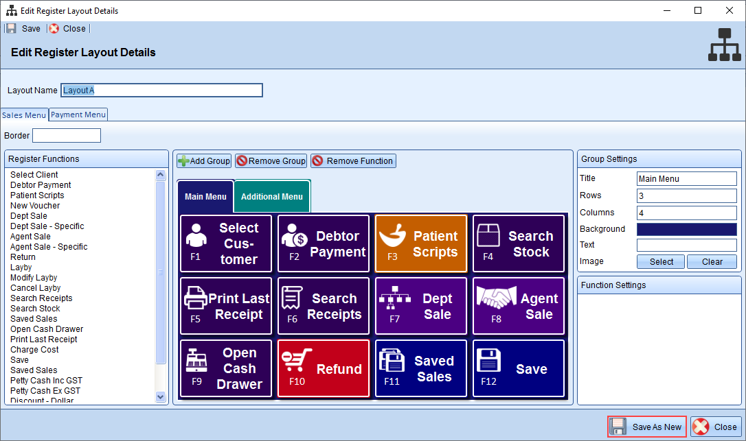 How to add a Payment Button in Z Register – Z Software