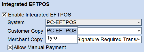 Setup Integrated EFTPOS & Settings – Z Software
